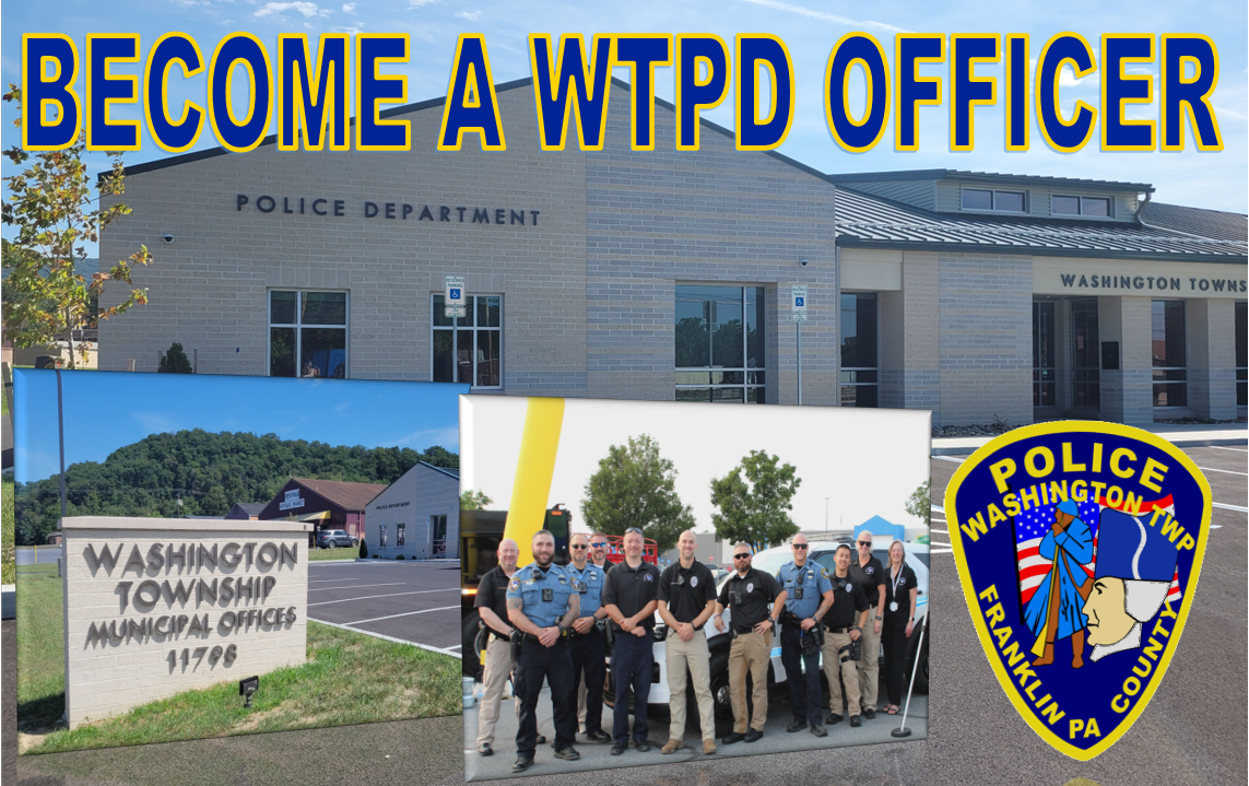Washington Township Franklin County Pa Pa Police Jobs Entry Level